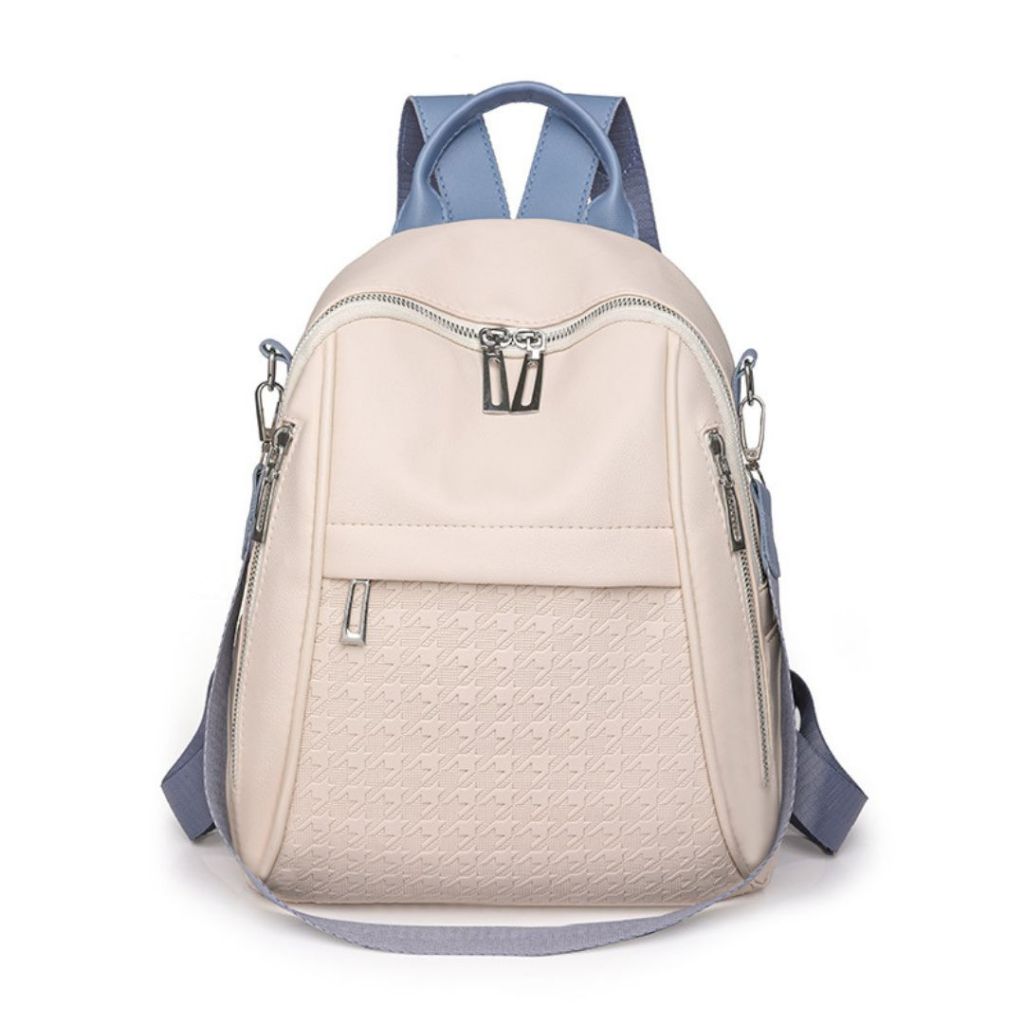 Jual TAS RANSEL WANITA KOREA PREMIUM KULIT PUTIH PREVIRA TA951W1 ...