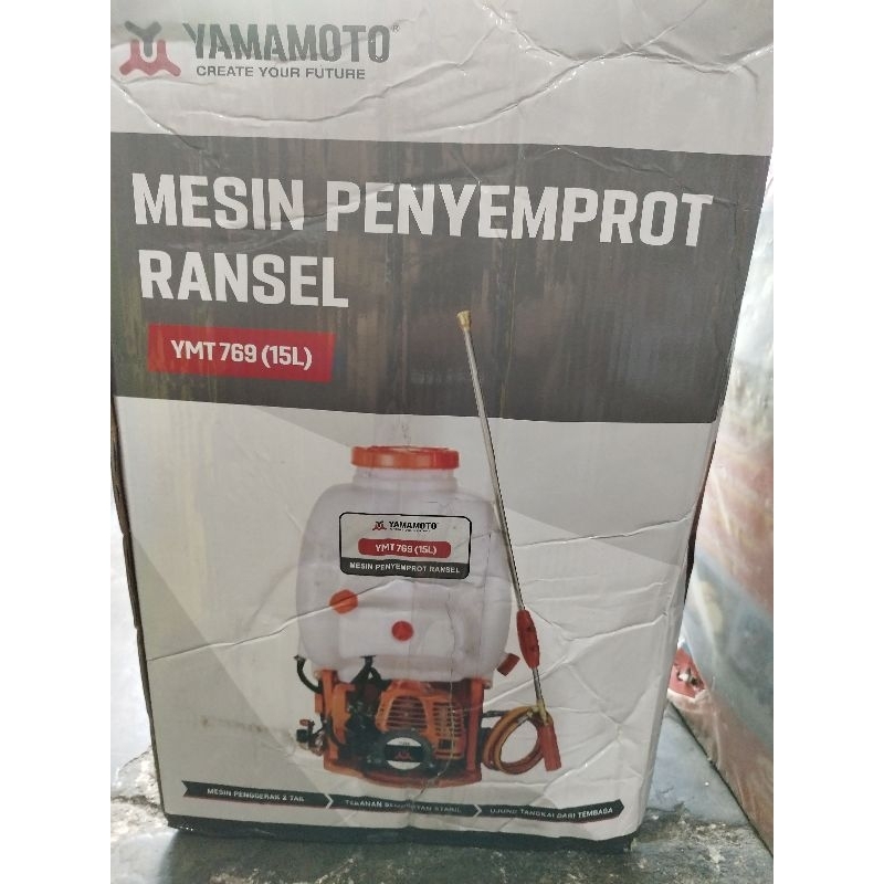 Jual YAMAMOTO Pompa Semprot Hama / Knapsack Sprayer Minyak Campur YMT ...