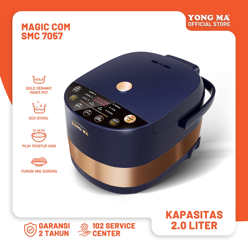 Jual YONG MA Magic Com Digital Rice Cooker SMC 7057 (2.0LT) | Shopee ...