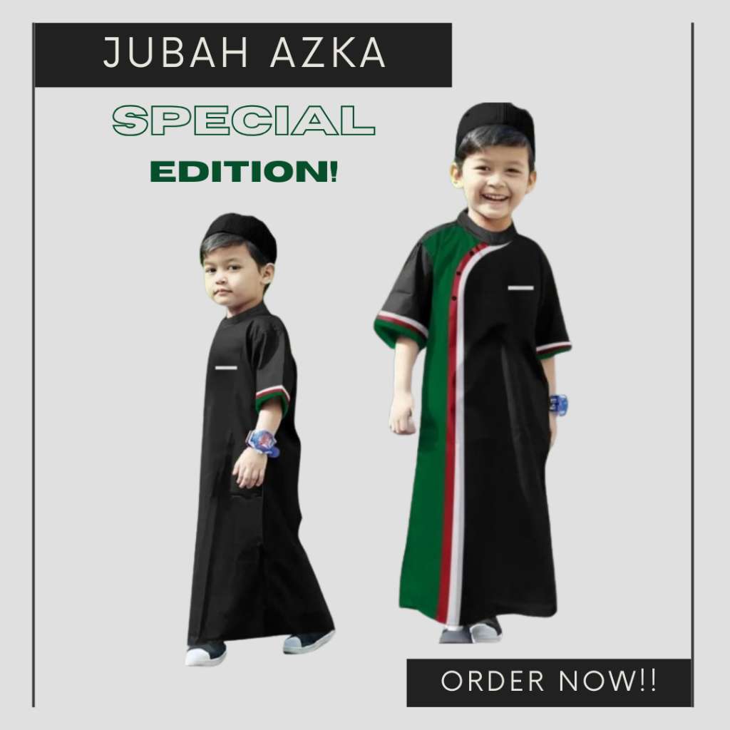 Jual Jubah PALESTINA Special Edition Model AZKA Baju Koko Gamis Anak ...
