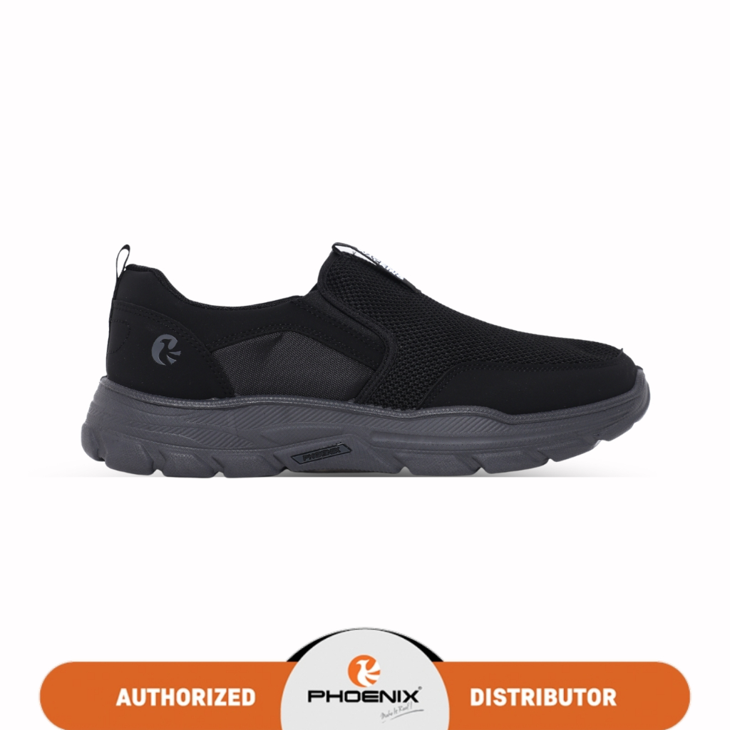 Jual Phoenix New Dickson Sepatu Slip On Pria - Black | Shopee Indonesia