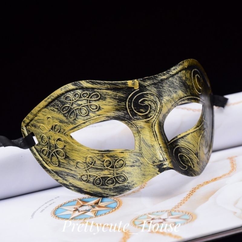 Jual Topeng Pesta Masquerade Party Mask Pria Wanita Halloween | Shopee ...