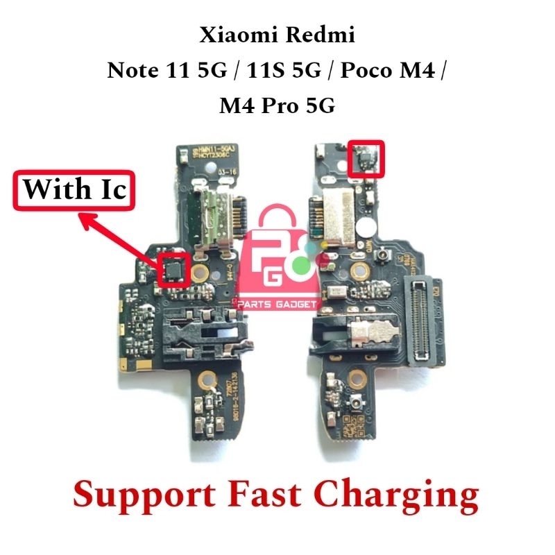 Jual Konektor Charger Xiaomi Redmi Note 11 5G 11S 5G Poco M4 M4 Pro 5G ...