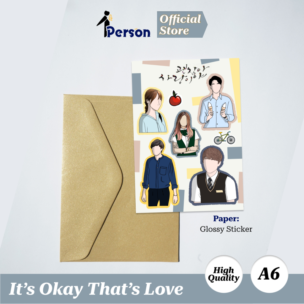 Jual Sticker Its okay thats love | Sticker Set Drama Korea | Sticker ...