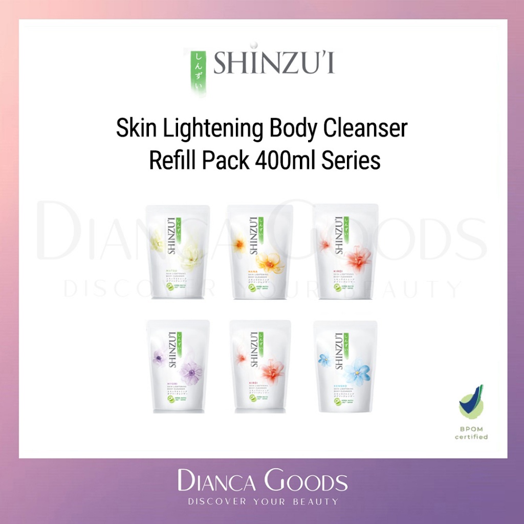 Jual SHINZU'I Skin Lightening Body Cleanser Refill Pack 400ml Series ...