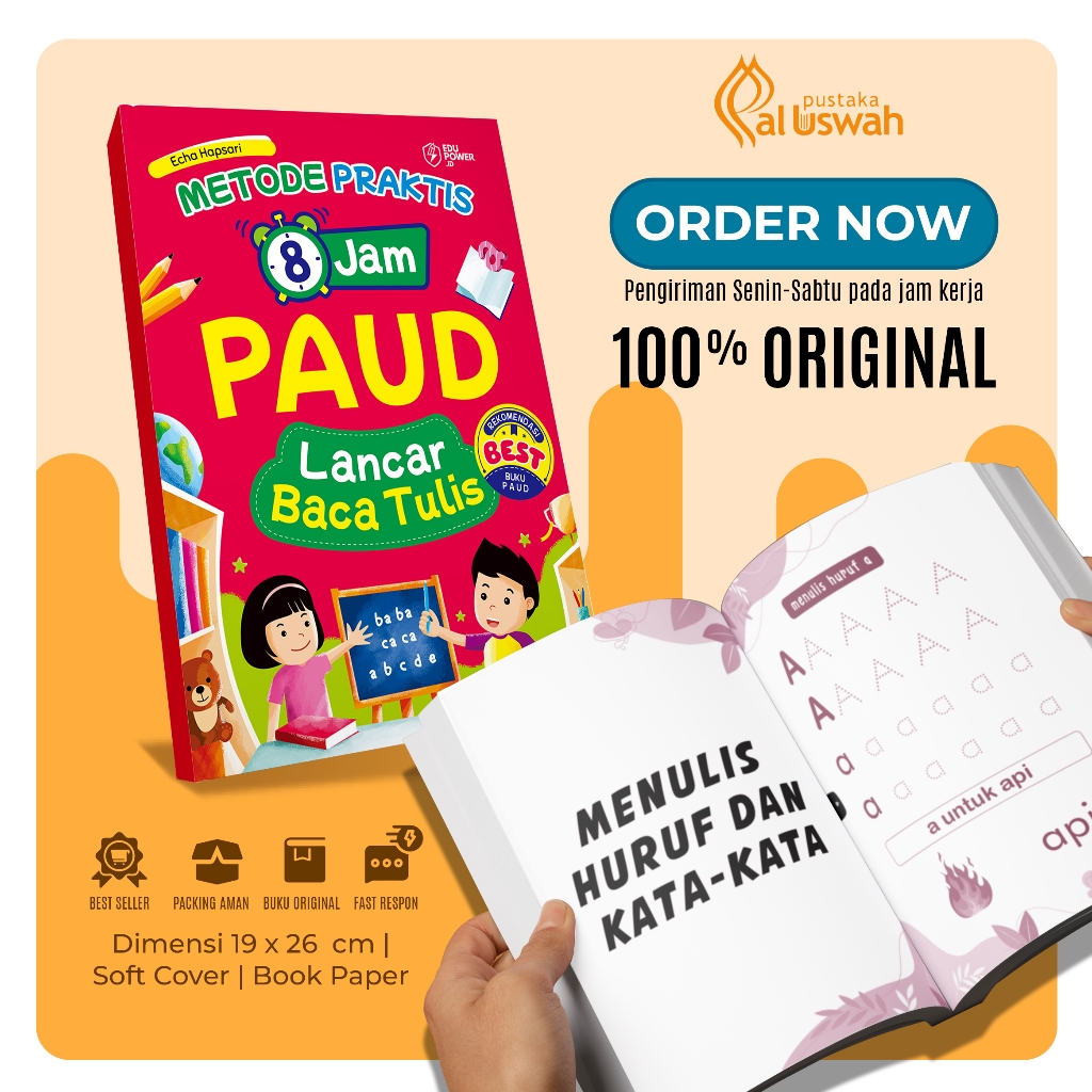 Jual BUKU ANAK TK DAN PAUD REKOMENDASI : METODE PRAKTIS 8 JAM PAUD ...