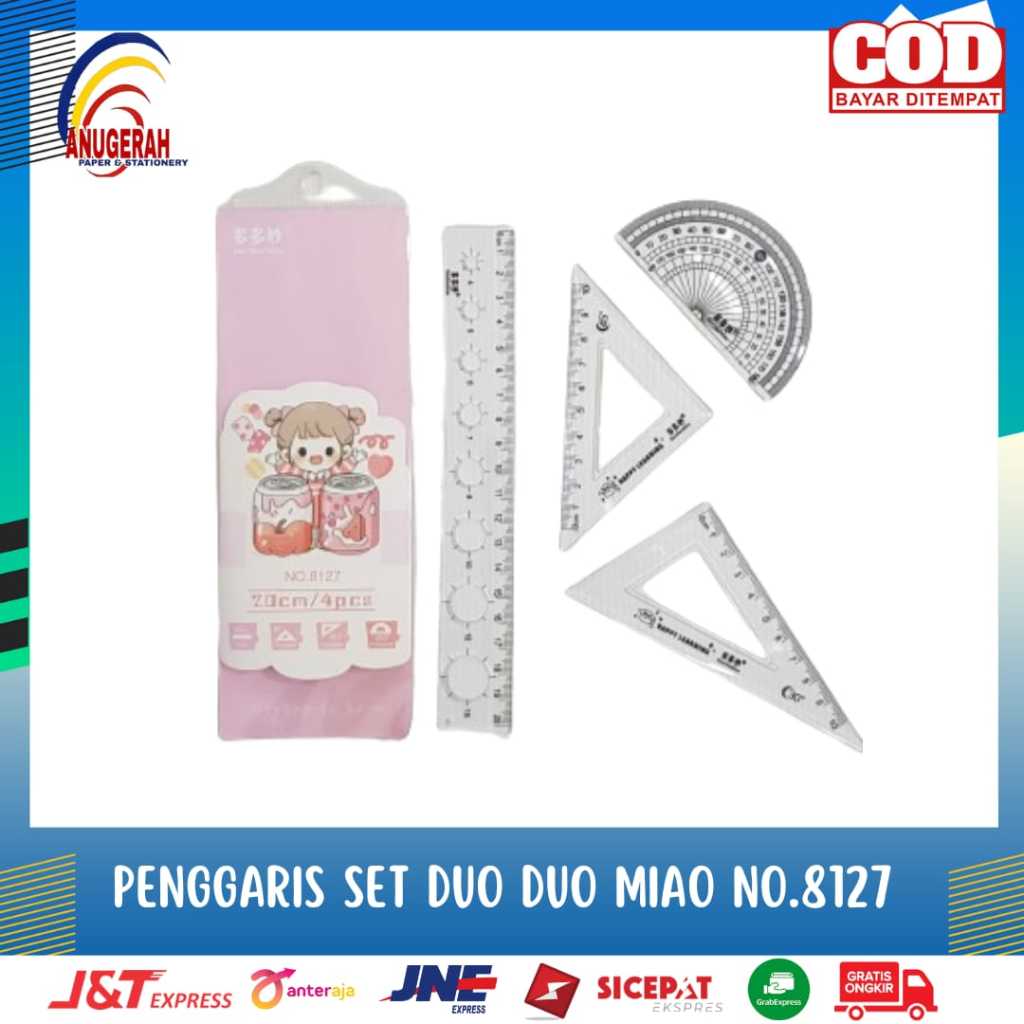Jual PENGGARIS SET DUO DUO MIAO NO. 8127 (SET) | Shopee Indonesia