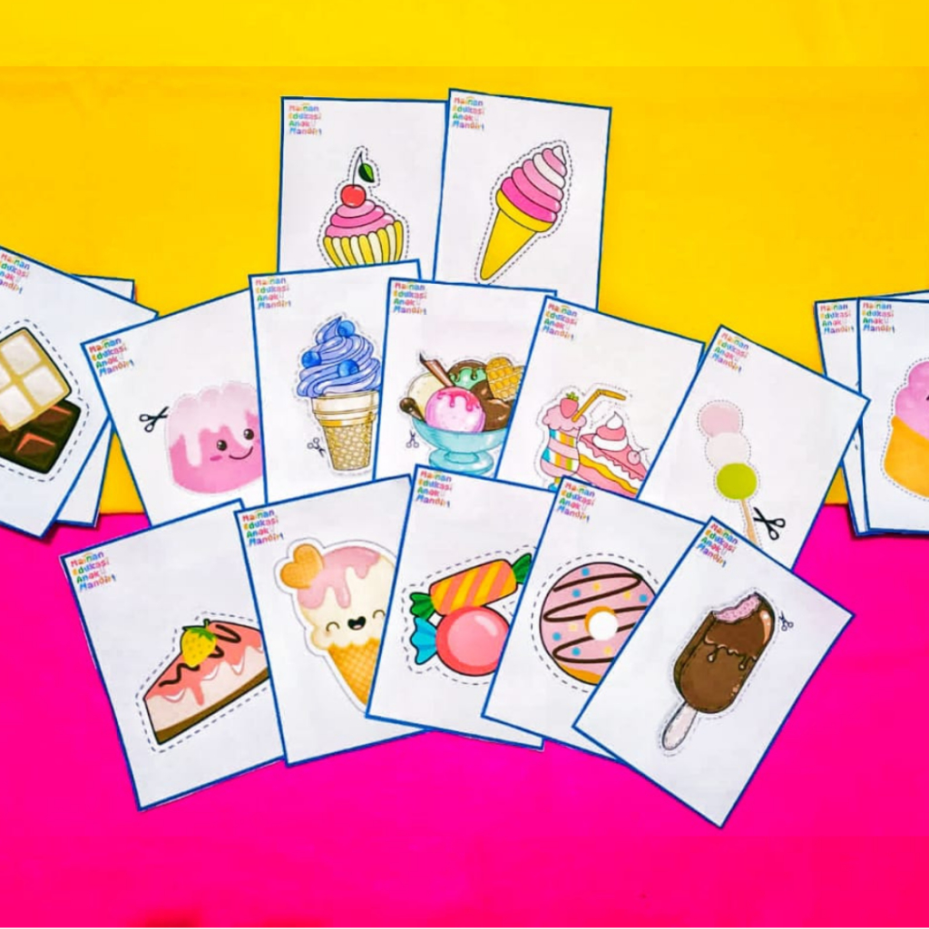 Jual Worksheet Aktivitas Menggunting Mainan Motorik Halus Anak Mainan ...