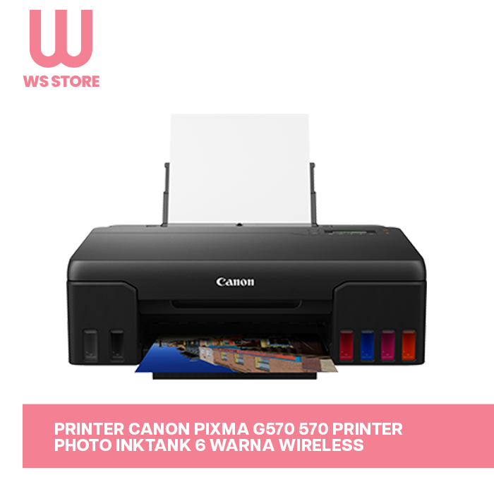 Jual Printer Canon PIXMA G570 570 Printer Photo InkTank 6 Warna ...