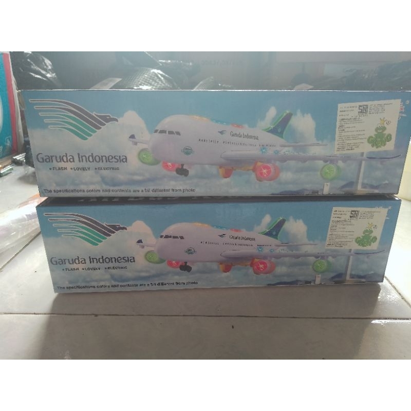 Jual mainan pesawat Garuda Airbus Garuda Indonesia a380 | Shopee Indonesia
