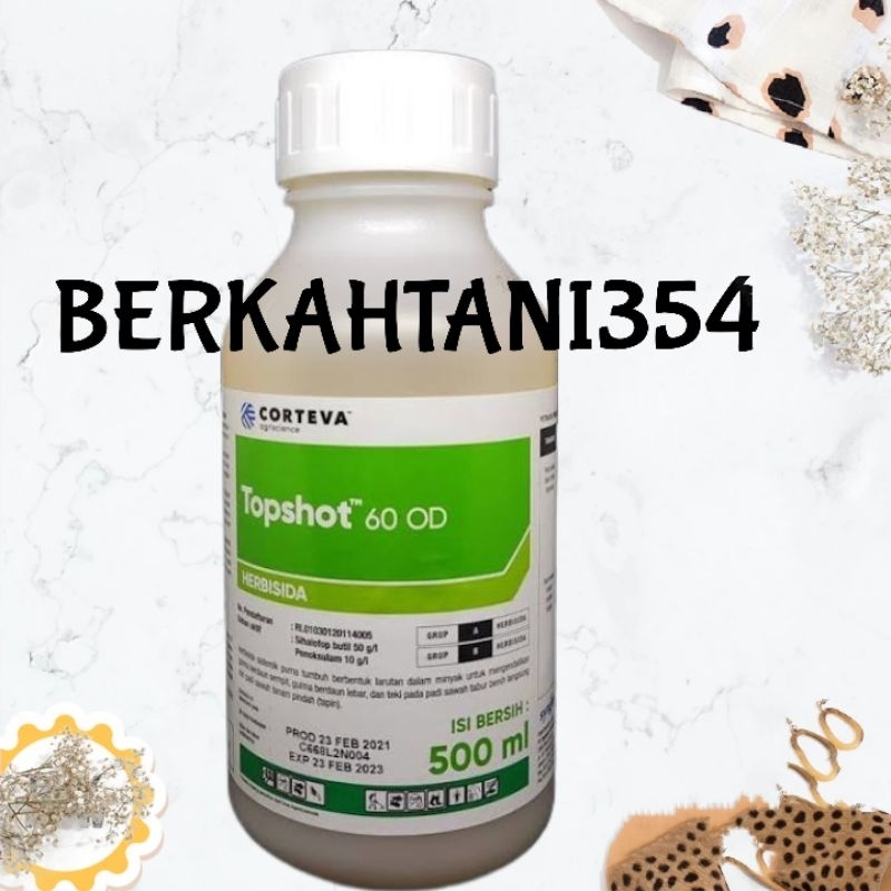 Jual Herbisida topshot 60od 500ml obat rumput tanaman padi Topshot ...