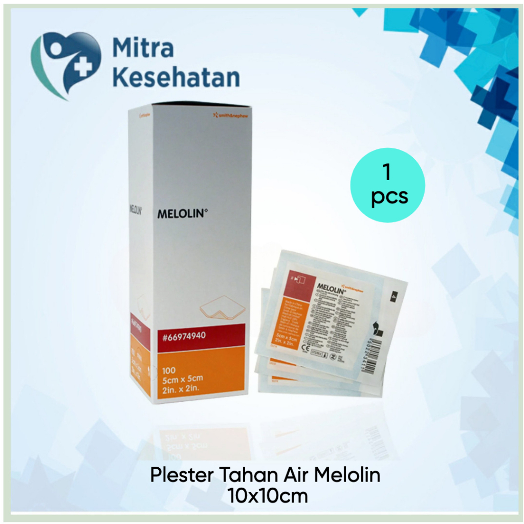 Jual MELOLIN 10 x 10 cm - Plester Luka Tahan Air per 1lembar/pcs ...