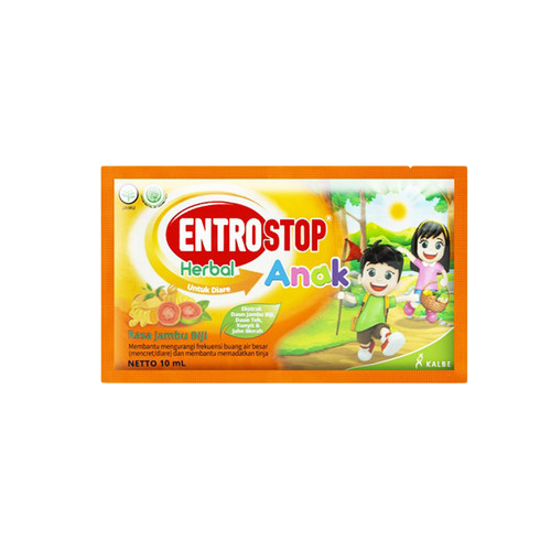 Jual ENTROSTOP HERBAL ANAK SACHET OBAT DIARE 10 ML PER SACHET | Shopee ...