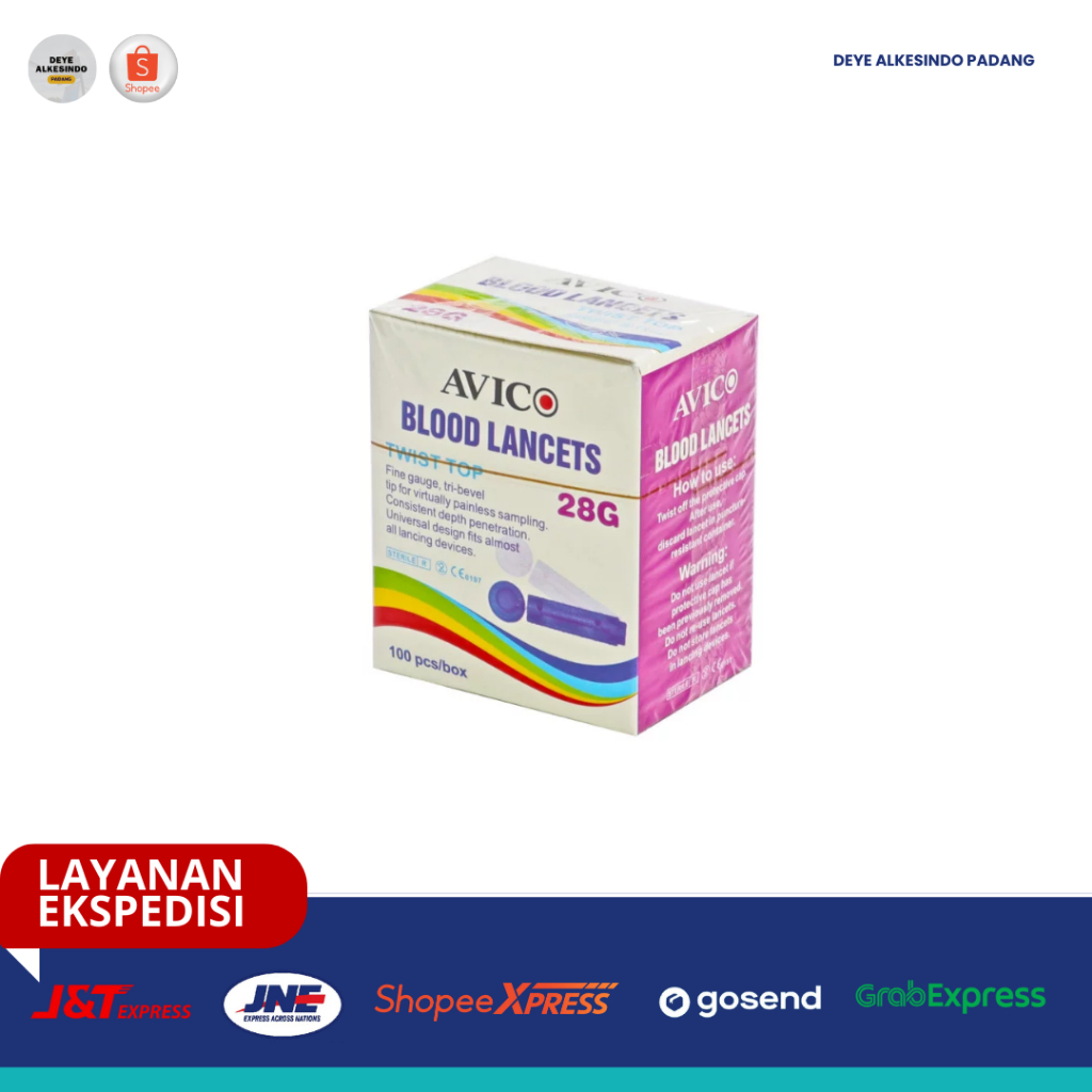 Jual AVICO BLOOD LANCET 28G | Shopee Indonesia