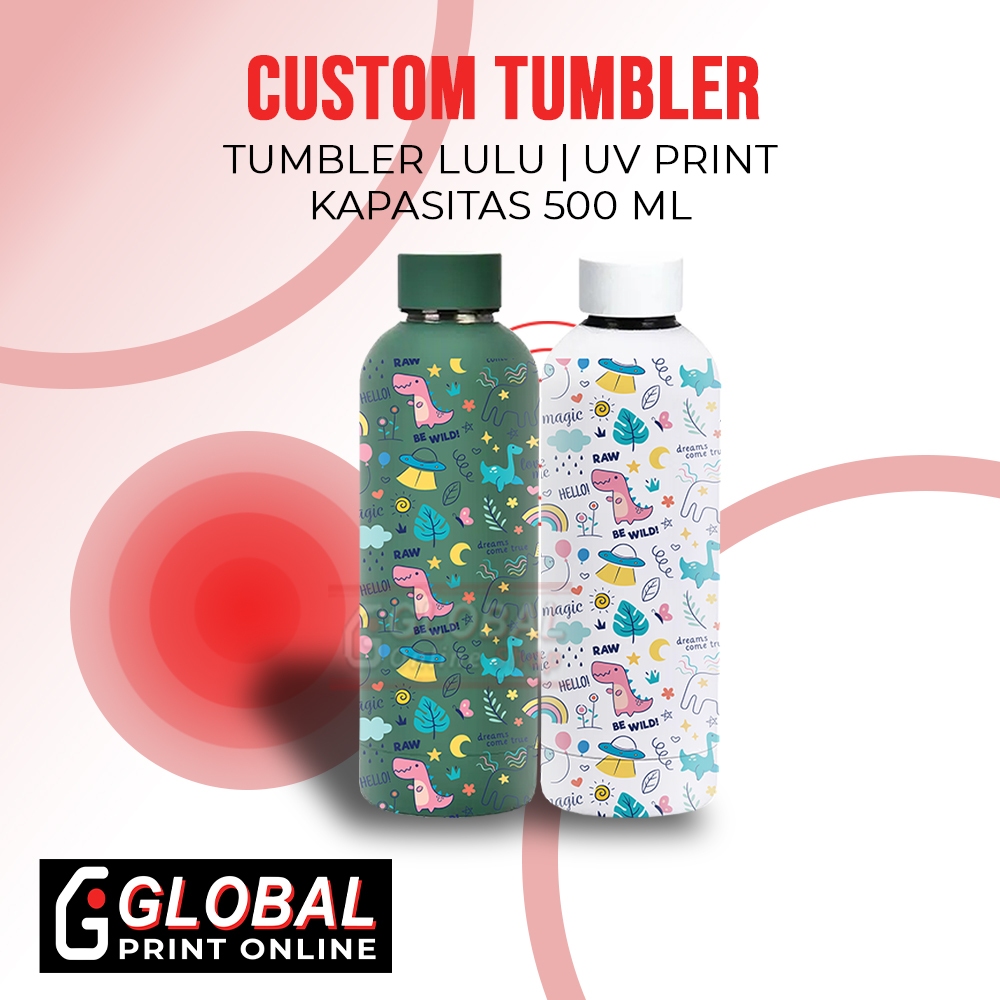 Jual Global Print Shop Online - Tumbler Lulu Botol Minum 500Ml Custom ...