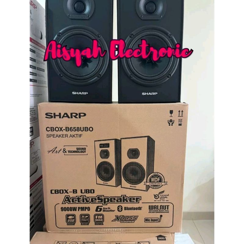Jual SPEAKER AKTIF SHARP CBOX-B655UBO | Shopee Indonesia