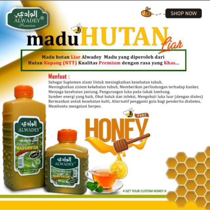 Jual MADU HUTAN SUPER MURNI AL WADEY KUALITAS PREMIUM DARI HUTAN NTT ...