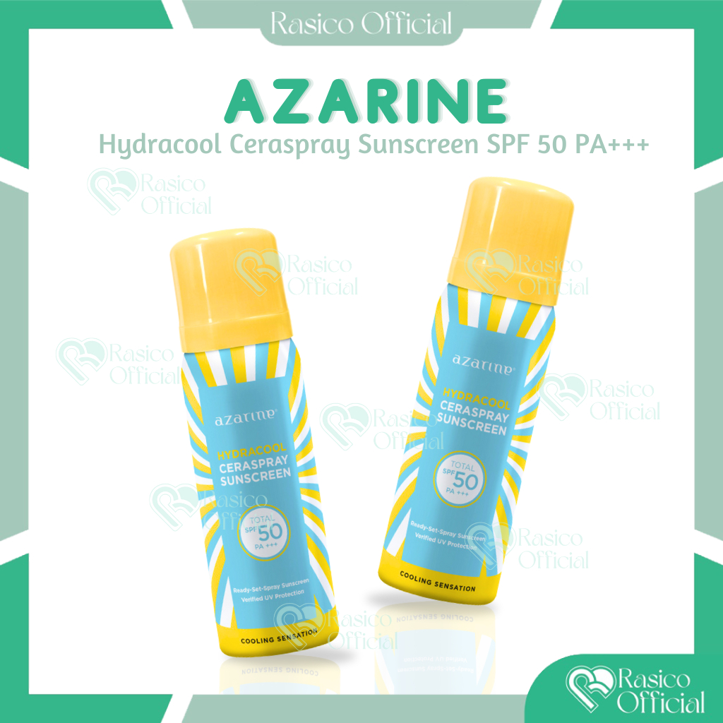 Jual ♡ Rasico Official ♡ Azarine Hydracool Ceraspray Sunscreen SPF 50 ...