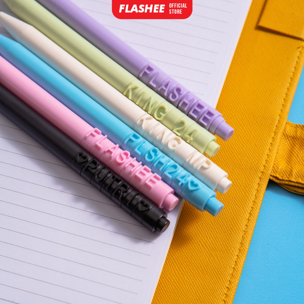 Jual Flashee Pulpen Narita Nama Letter Pen Bisa Pakai Nama Sendiri Pena ...