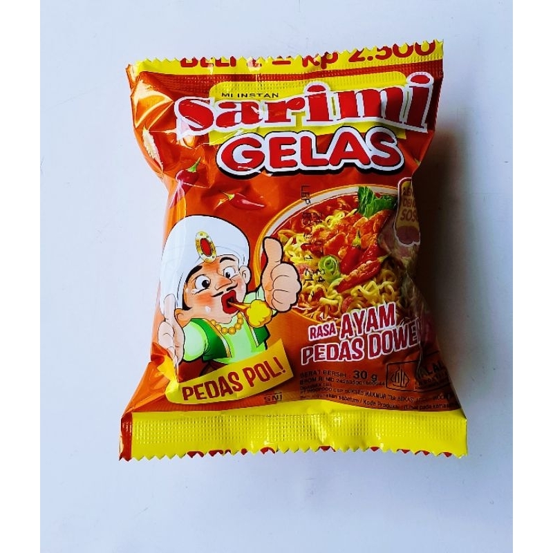 Jual Sarimi Gelas Renceng 10 pcs x 30 gr Rasa Kari Ayam | Bakso Sapi ...
