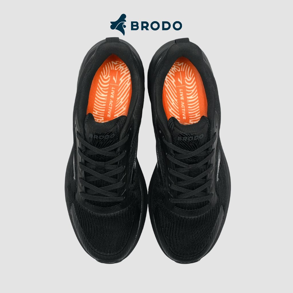 Jual BRODO - Running Shoes Active Inizio Midnight Black | Shopee Indonesia