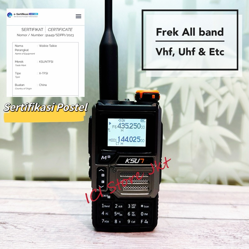 Jual HT KSUN frek All Band sudah unlock semua frek dan sertifikasi ...