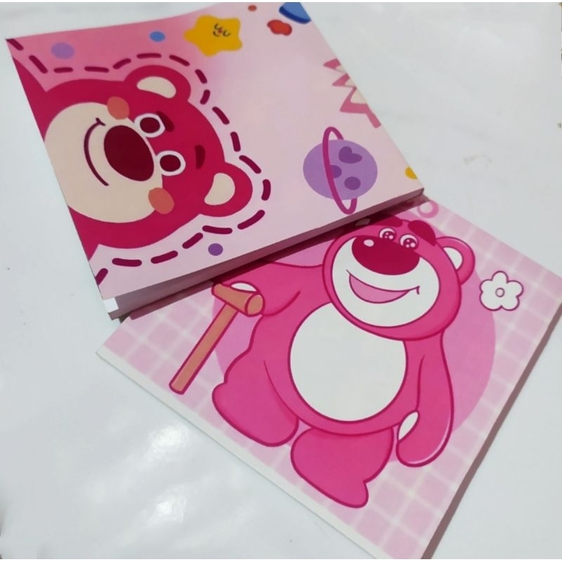 Jual Notebook Lotso Blocknote Lotso Bear mini memo | Shopee Indonesia