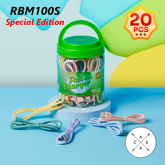 Jual Robot RBM100S Special Edition Micro USB Kabel Data Cable (isi 20 Pcs) | Shopee Indonesia