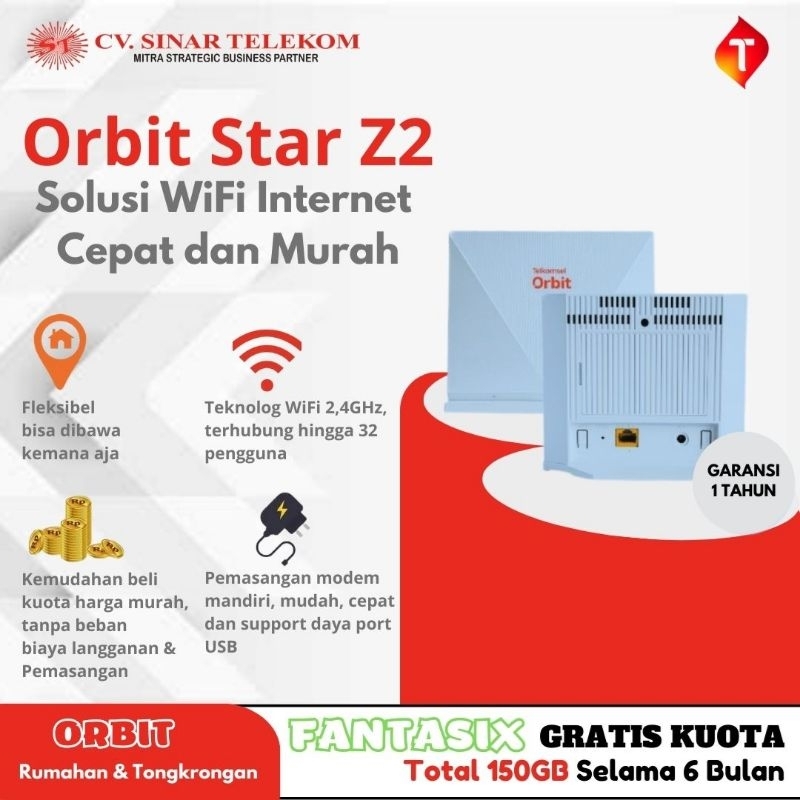 Jual Modem Orbit Star Z2 | Shopee Indonesia