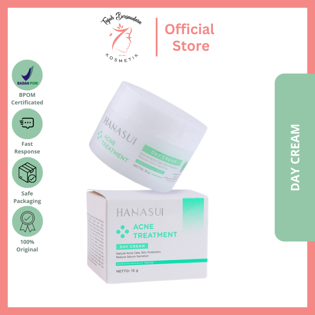 Jual Hanasui Acne Treatment Day Cream | Shopee Indonesia