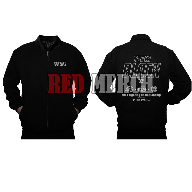 Jual RedMerch// JAKET TEAM BLACK - JAKET BOMBER MANGA JINX CHAPTER 36 ...