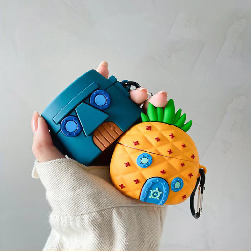 Jual Spongebob Squidward House - Casing AirPods Lucu Gen 1 2 / Pro / 3 ...