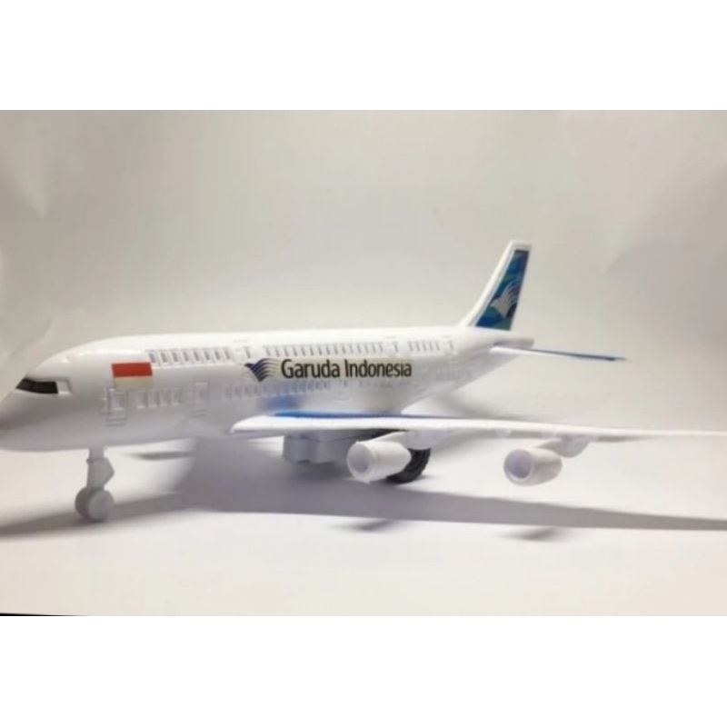 Jual Mainan Anak Miniatur Pesawat terbang Pullback Garuda Indonesia ...