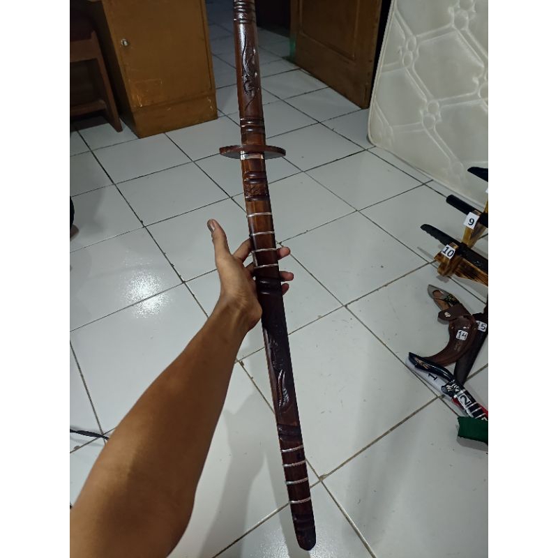 Jual PK Samuray Pedang Original Super Tajam / Katana Legendaris Ukir ...