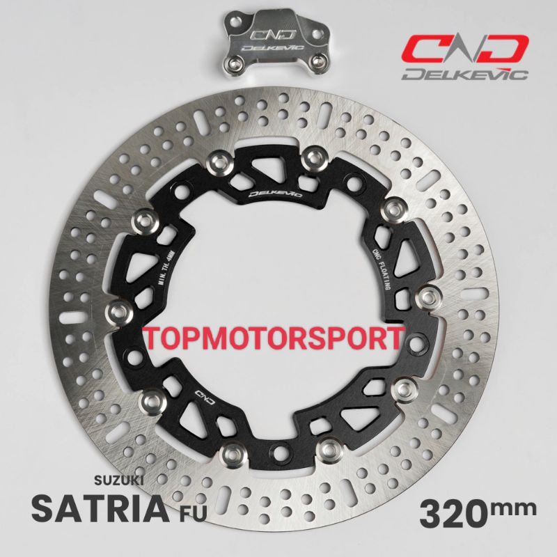 Jual DISC BRAKE DELKEVIC 320MM CNC FLOATING SATRIA FU GSX SHOGUN SP ...