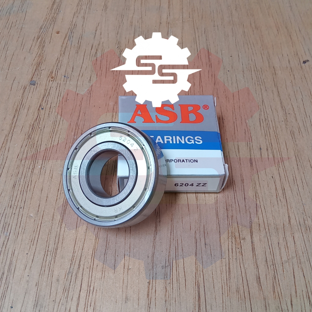 Jual Bearing/Laher/laker 6204 zz 6204z ASB ORIGINAL | Shopee Indonesia