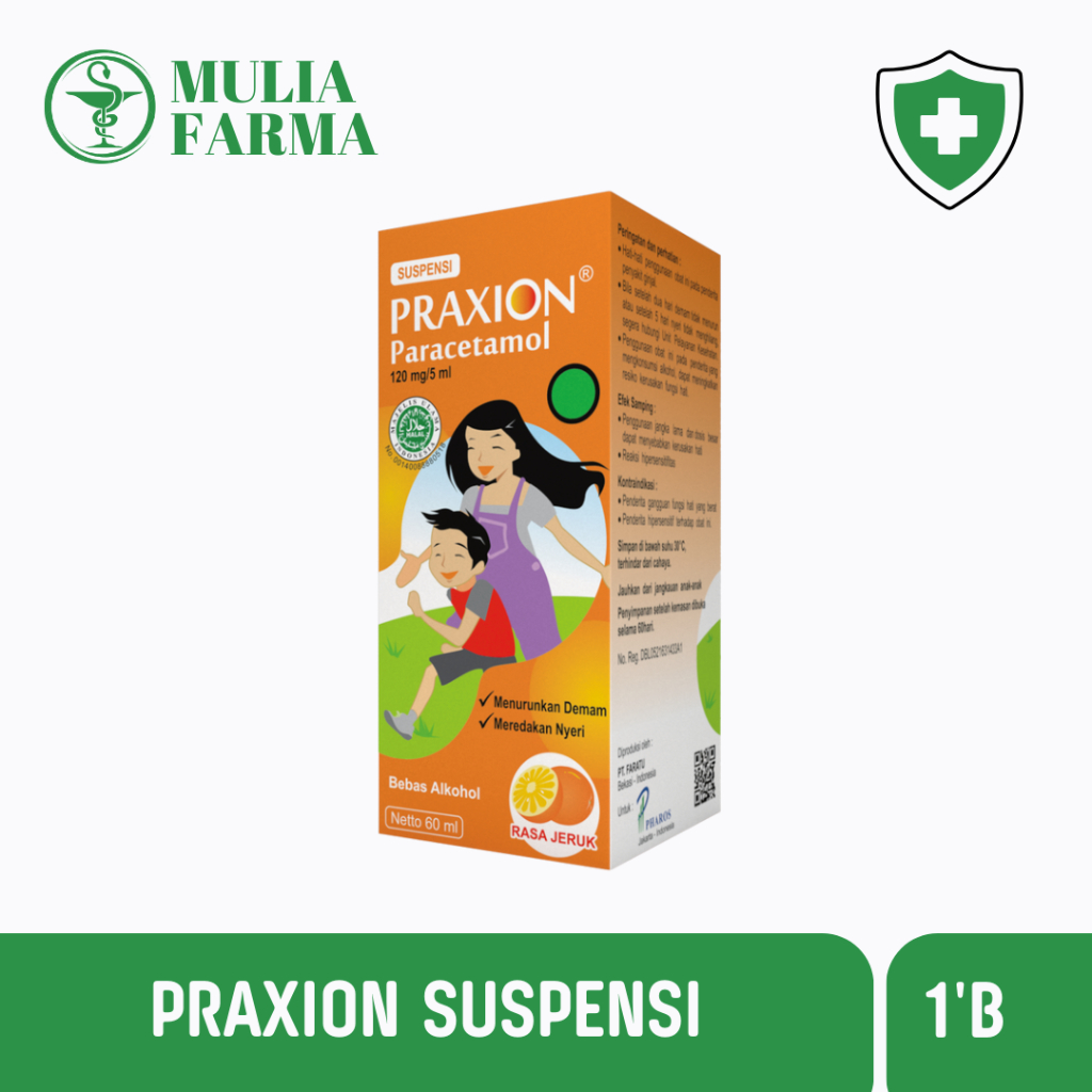 Jual PRAXION SIRUP / PENURUN DEMAM | Shopee Indonesia