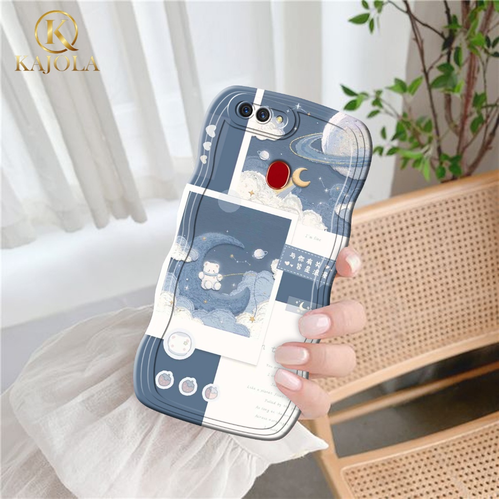 Jual Case Gelombang Oppo A5S / A12 / A11K / A7 / F9 Motif Aesthetic ...