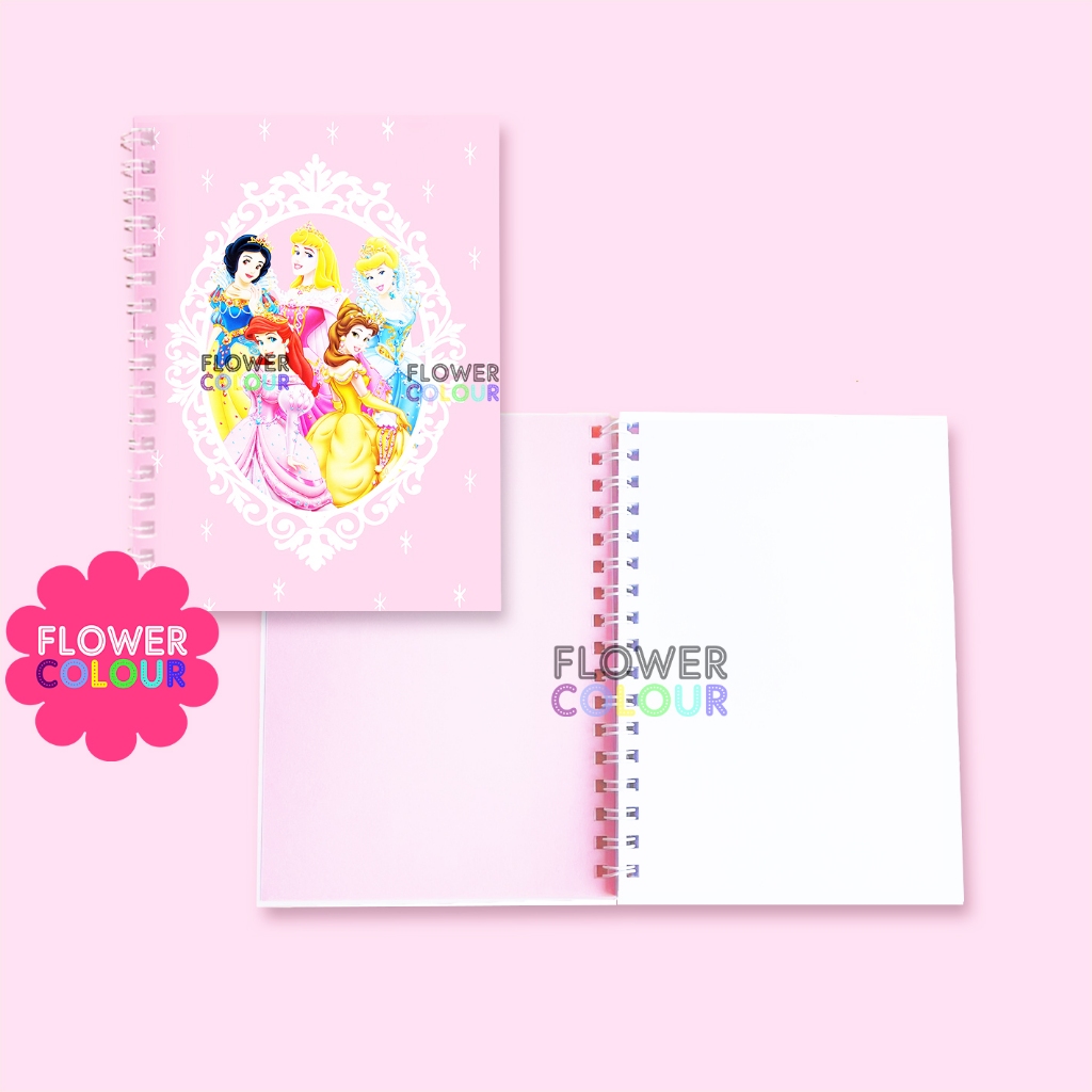 Jual Notebook Ring | Buku Catatan Karakter Princess | Notes Princess ...