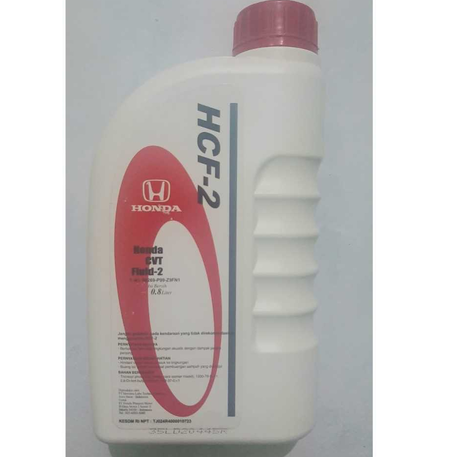 Jual CVT Fluid-2 HCF-2 Honda Oil Transmisi Matic @ 0.8 Liter | Shopee Indonesia