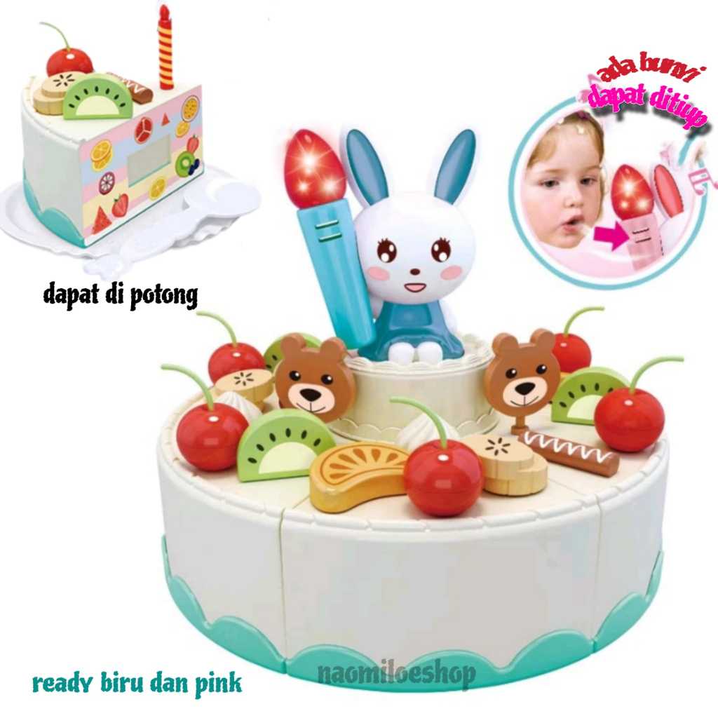 Jual Mainan DIY Music Happy Birthday Cake Kue Ulang Tahun Anak / Mainan ...