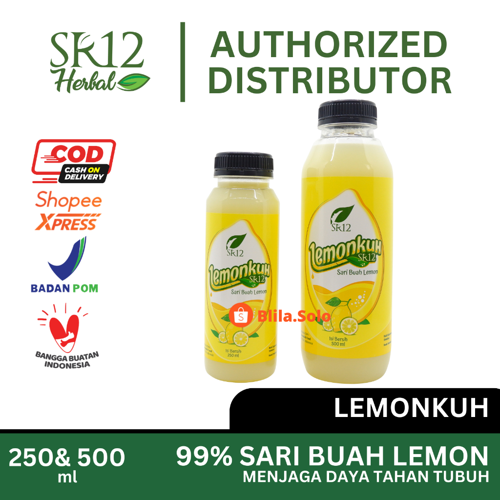 Jual LEMONKUH Sari Buah Lemon SR12 Imunitas Alami Buah Lemon Asli 99,96 ...