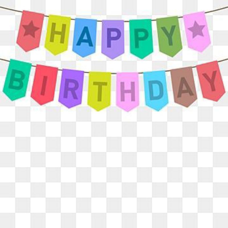 Jual Bendera Ulang Tahun/ bunting flag birthday/banner happy birthday ...