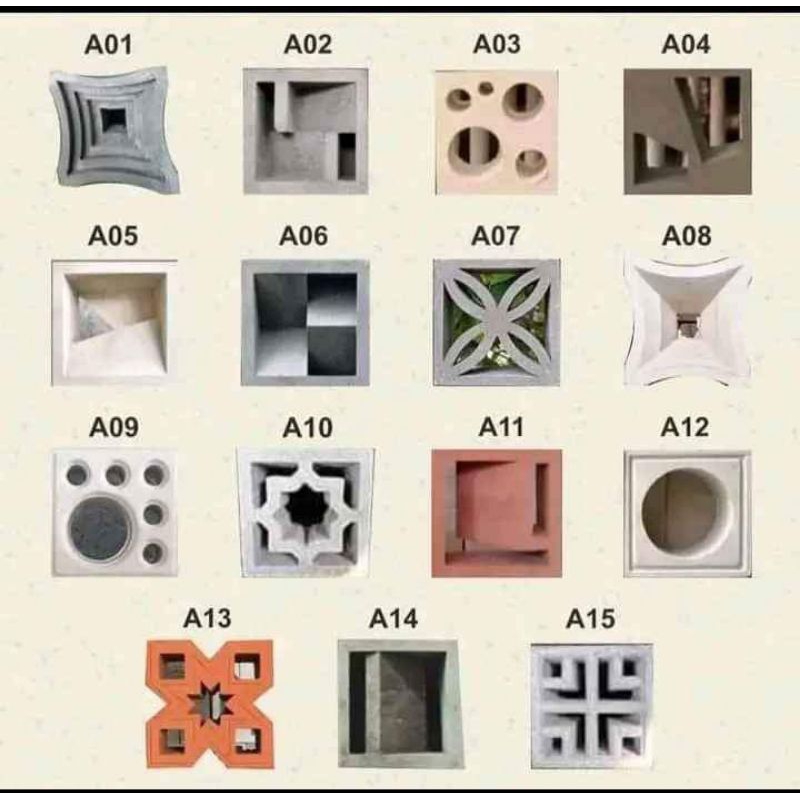Jual Roster beton minimalis Roster pentilasi lubang angin | Shopee ...