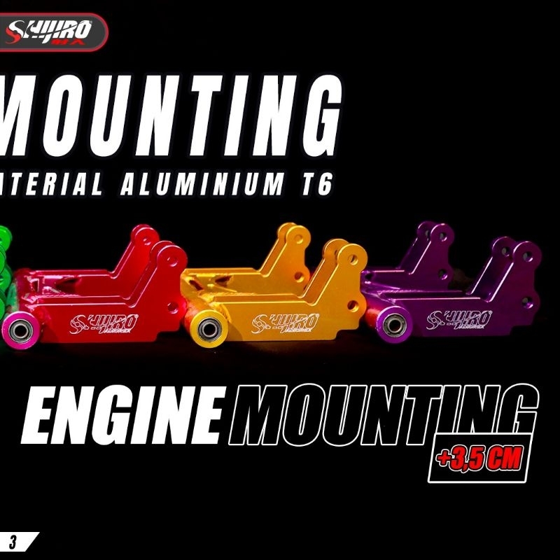 Jual Shijiro Engine Mounting Aerox NMAX Lexi | Shopee Indonesia