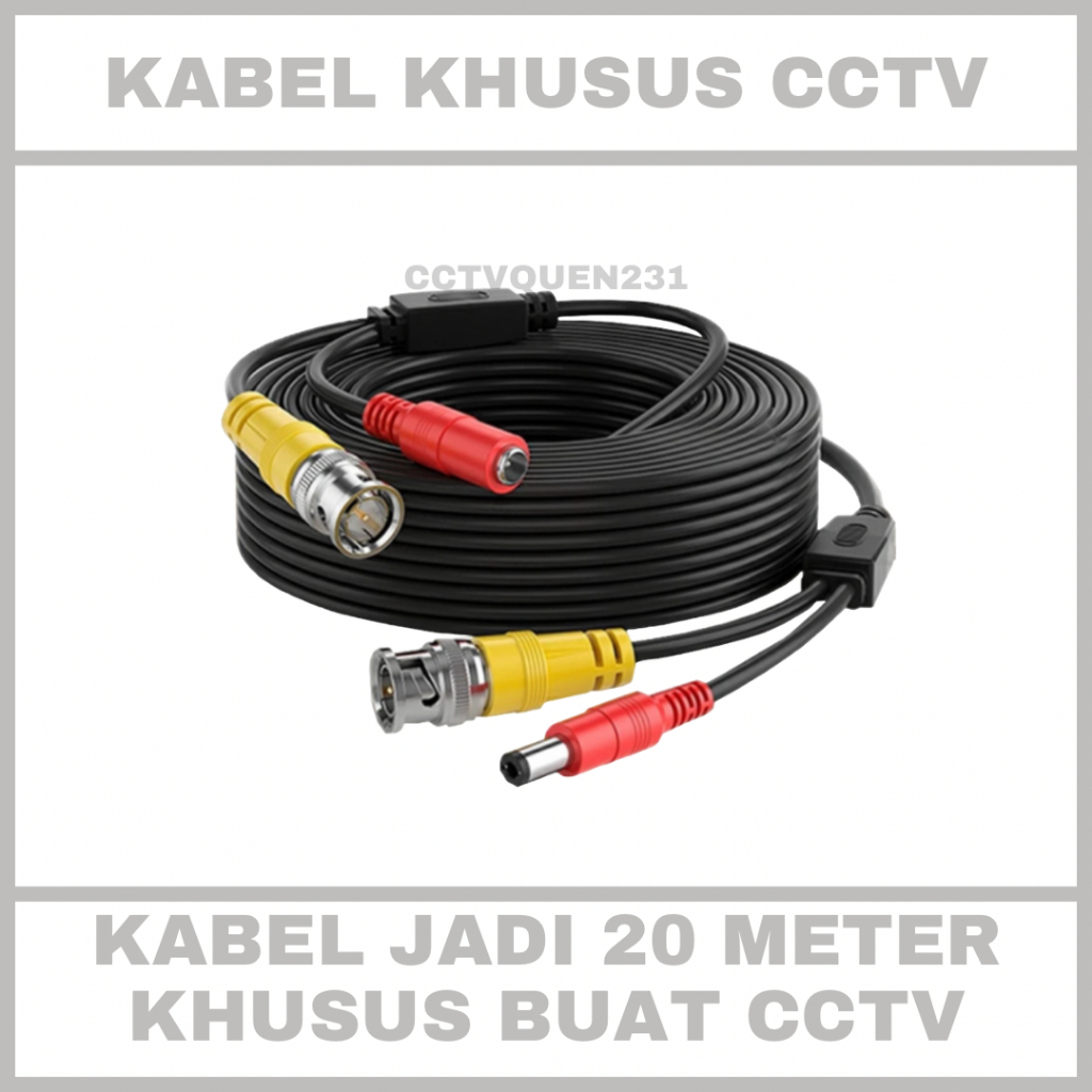 Jual KABEL JADI KHUSUS CCTV 2O METER | Shopee Indonesia