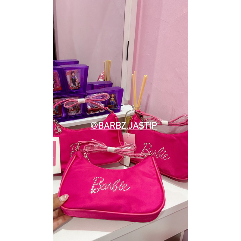 Jual MINISO X BARBIE / SHOULDER BAG BARBIE / TAS BARBIE MINISO / READY ...