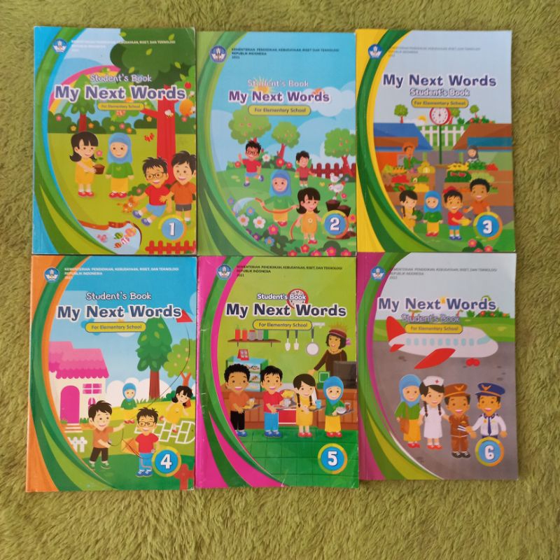 Jual ORIGINAL BUKU BAHASA INGGRIS MY NEXT WORDS STUDENT'S BOOK KELAS 1 2 3 4 5 6 SD KURIKULUM ...