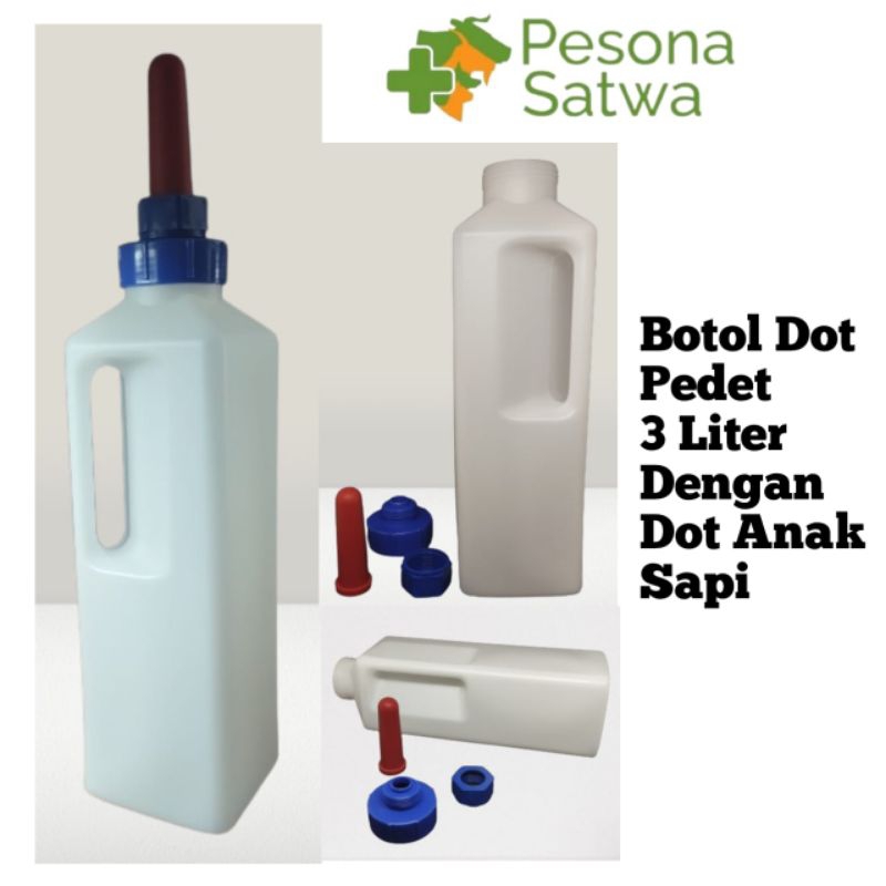 Jual Botol Dot Pedet 3 Liter dengan Dot Anak Sapi | Shopee Indonesia