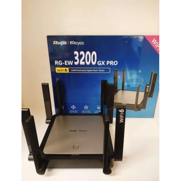 Jual Ruijie RG-EW3200GX PRO 3200M Wi-Fi 6 Dual-band Gigabit Router ...